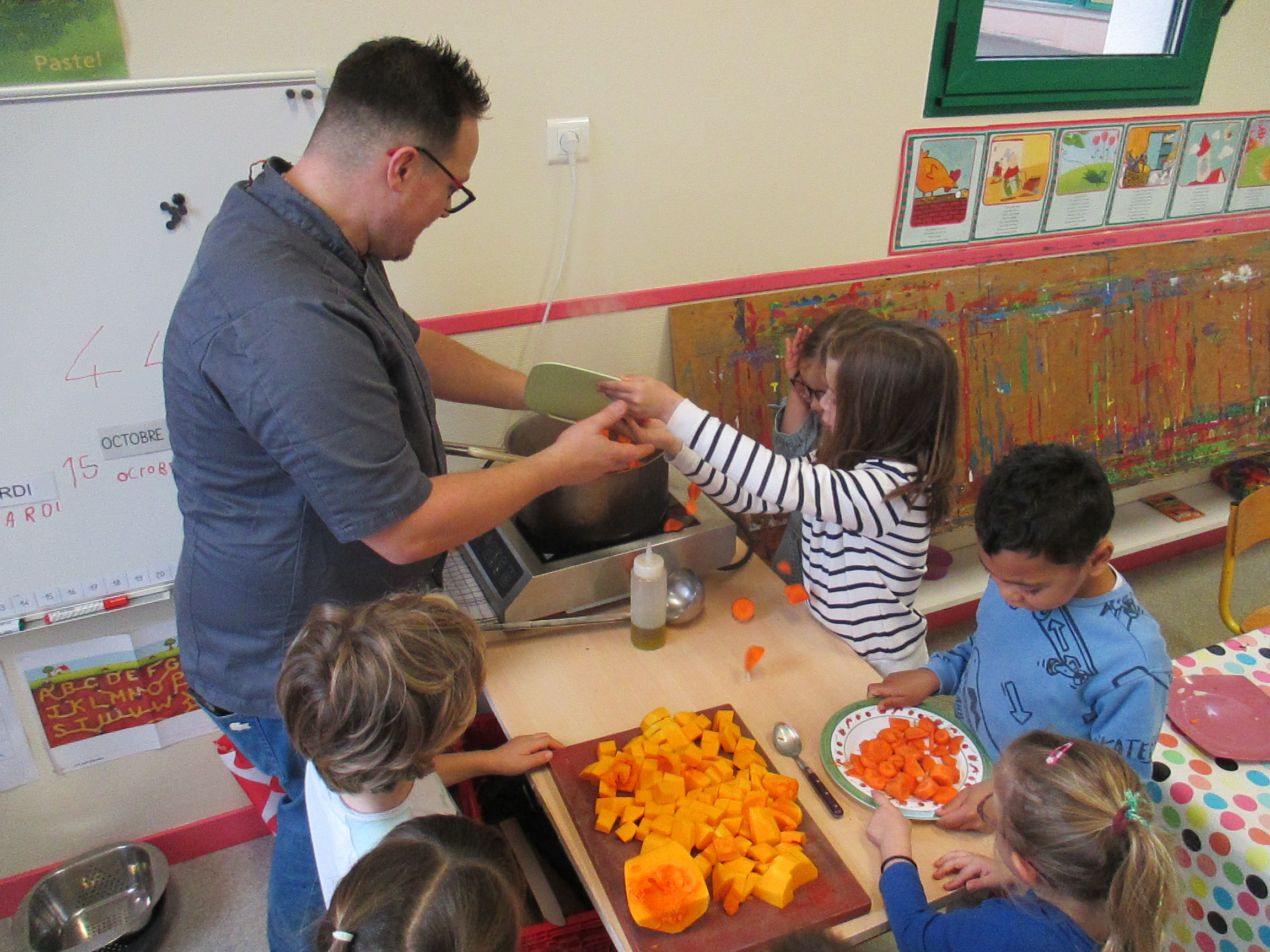 Semaine du goût GS CP - Ecole publique les Trois Pierre
